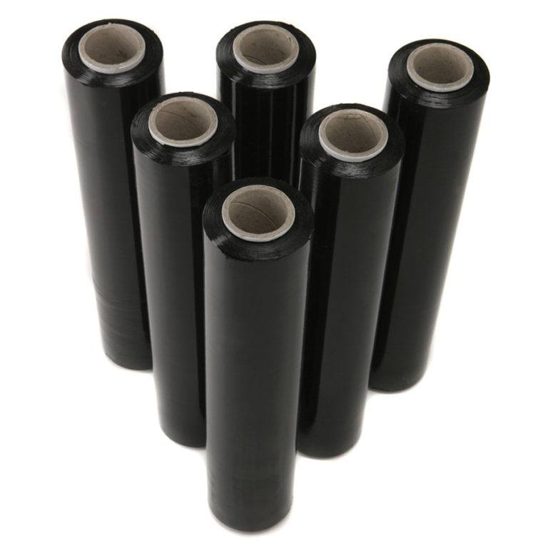 Film Étirable Noir Manuel 50 cm 2 kg – Emballages-E.com